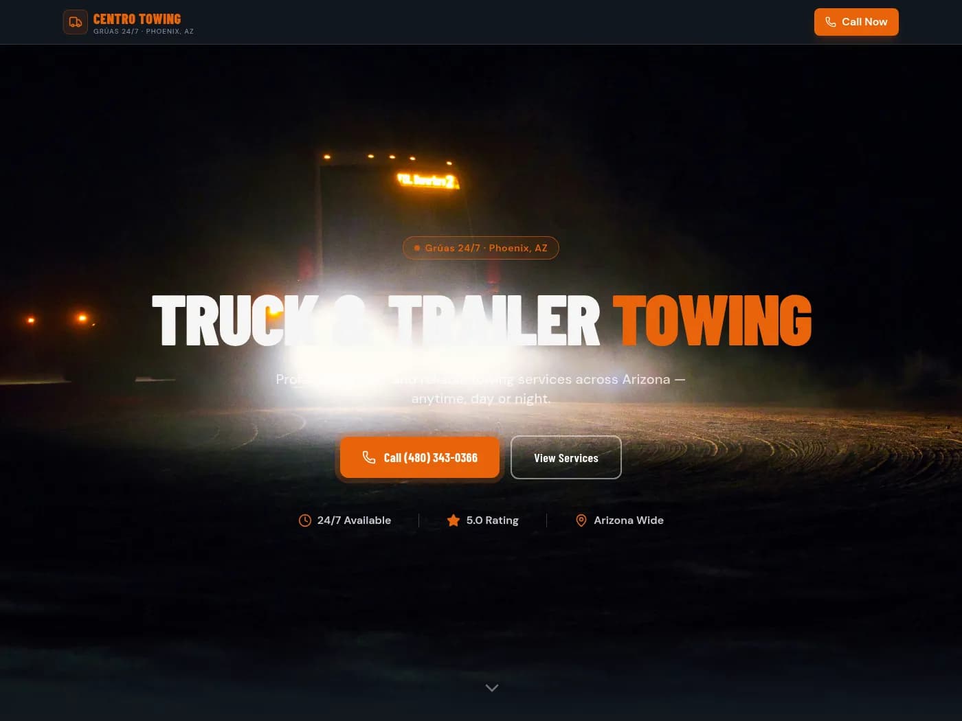 Centro Towing Web Portal