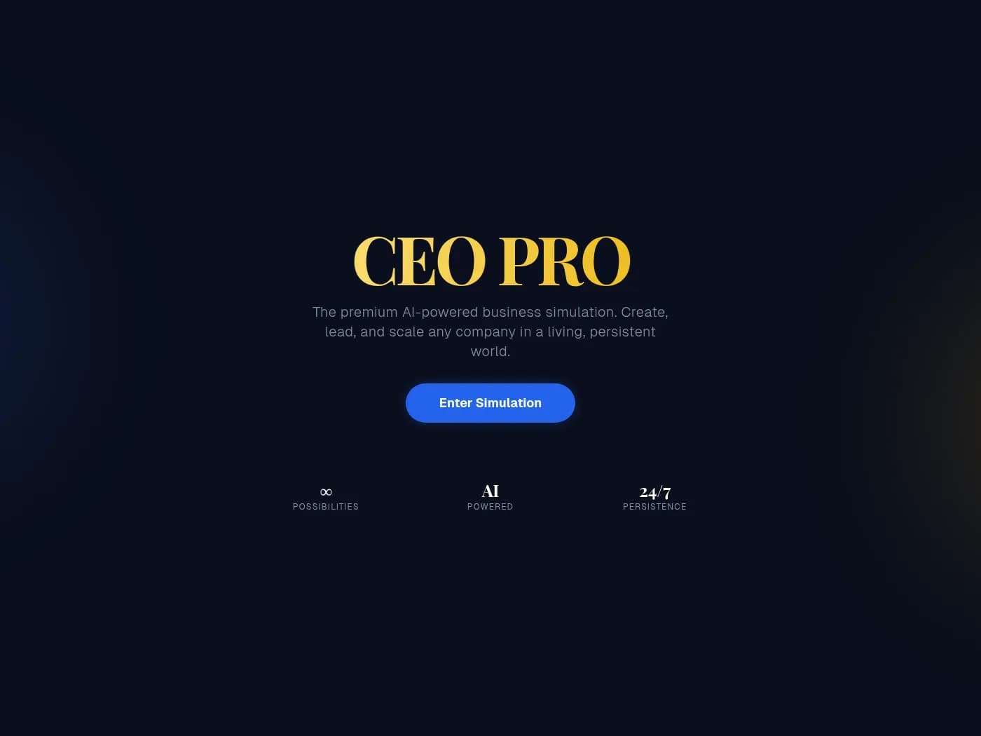 CEO Simulation