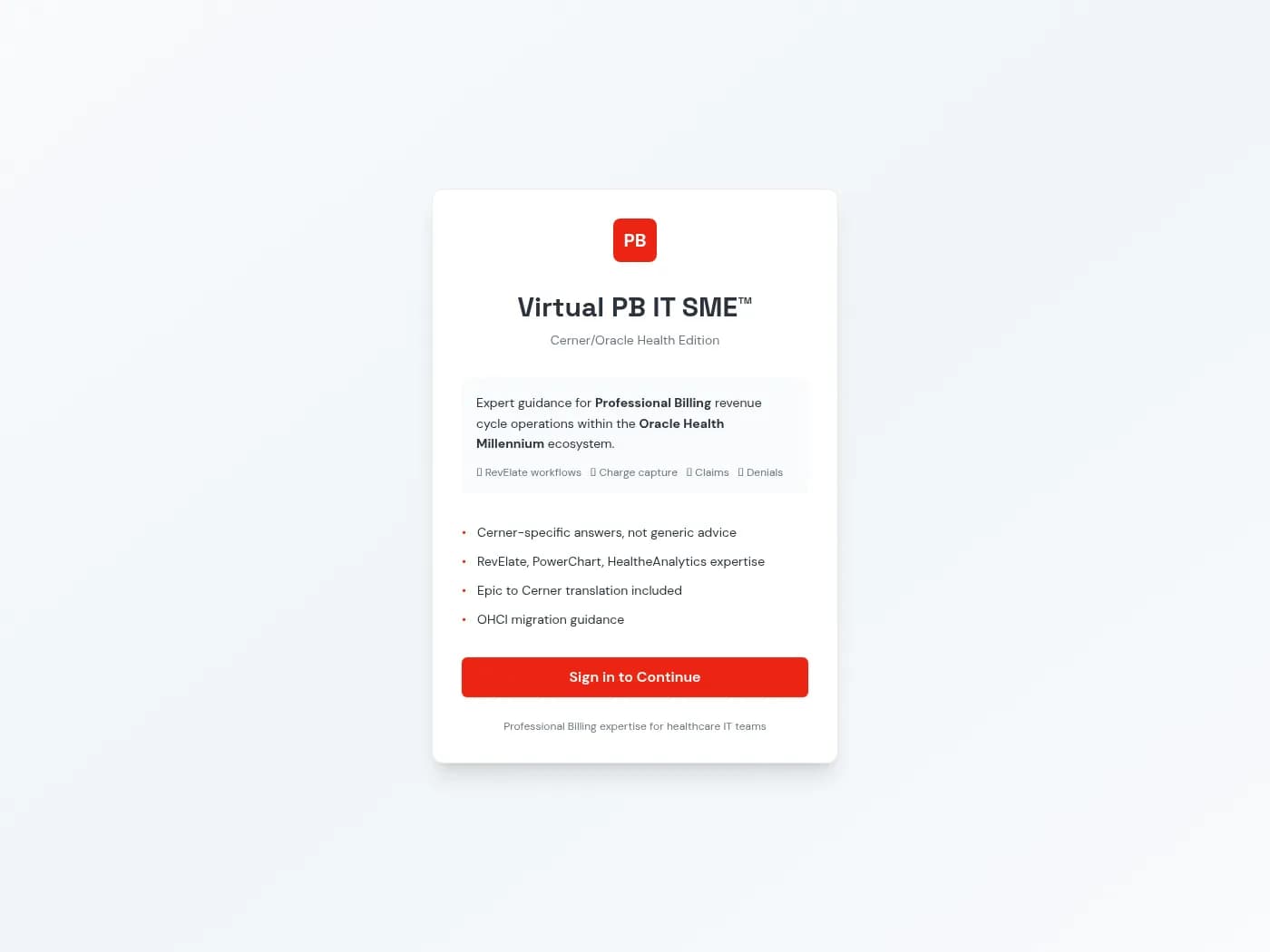 PB IT SME Assistant