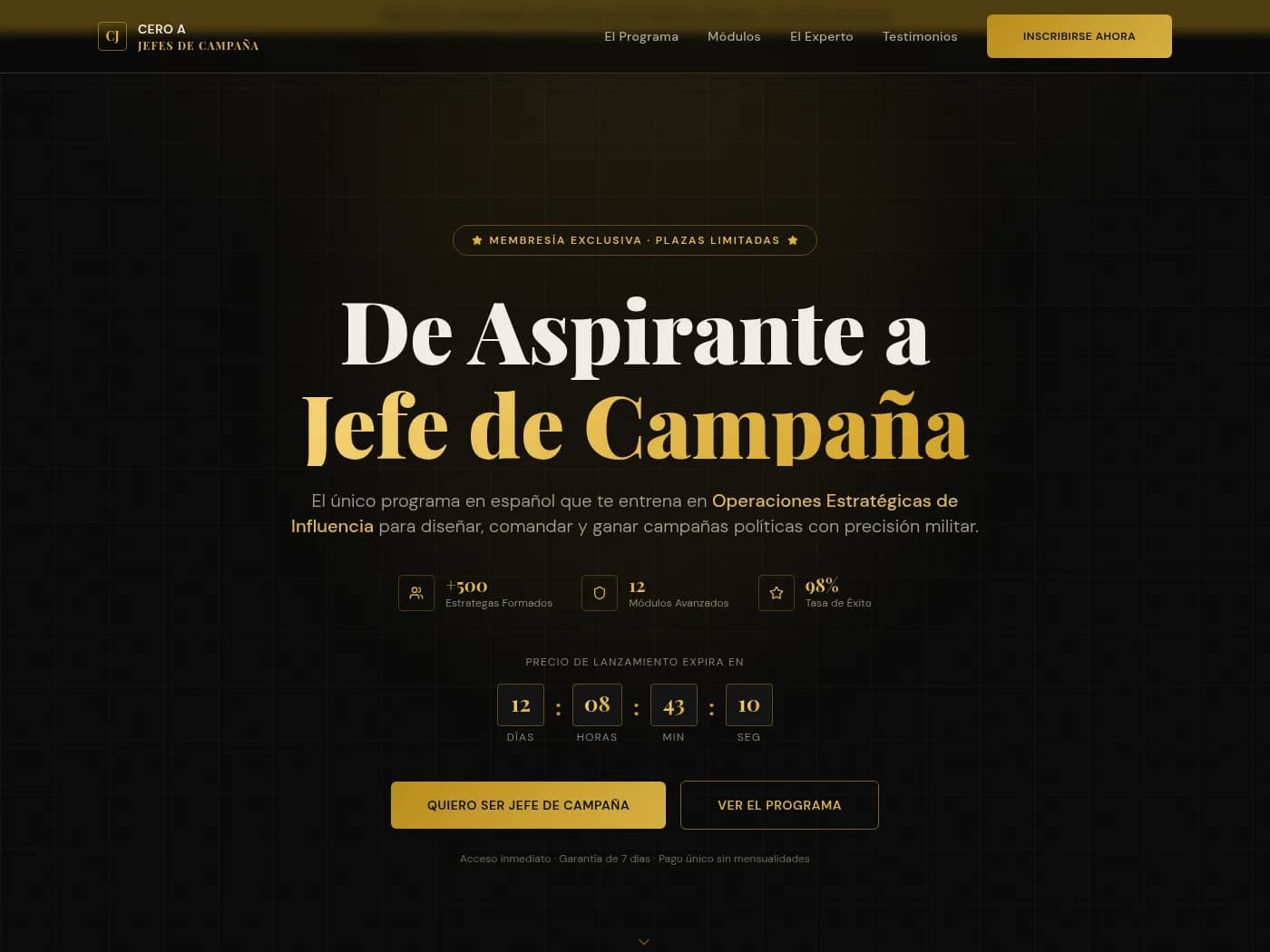 Cero a Jefes Landing