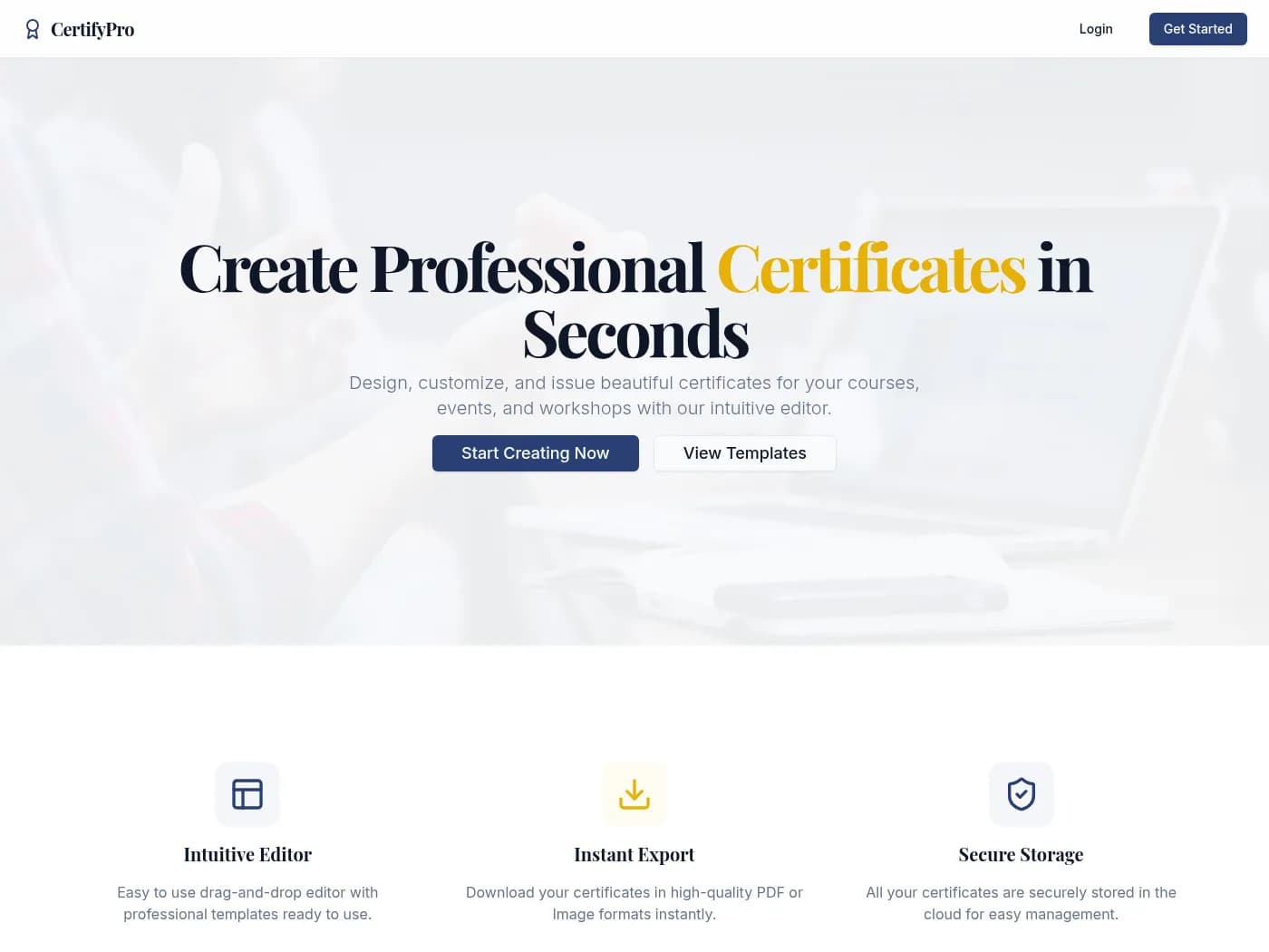 Certificate Maker