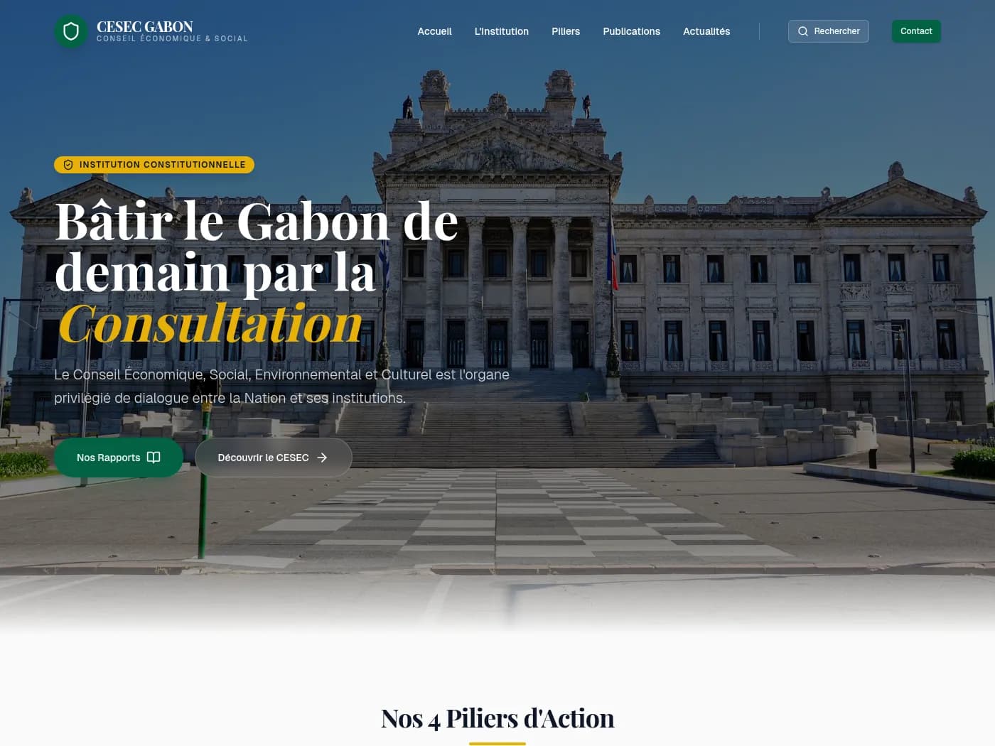 CESEC Gabon Portal