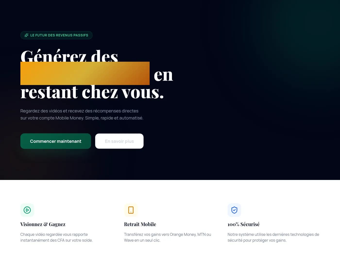 CFA Million Generator