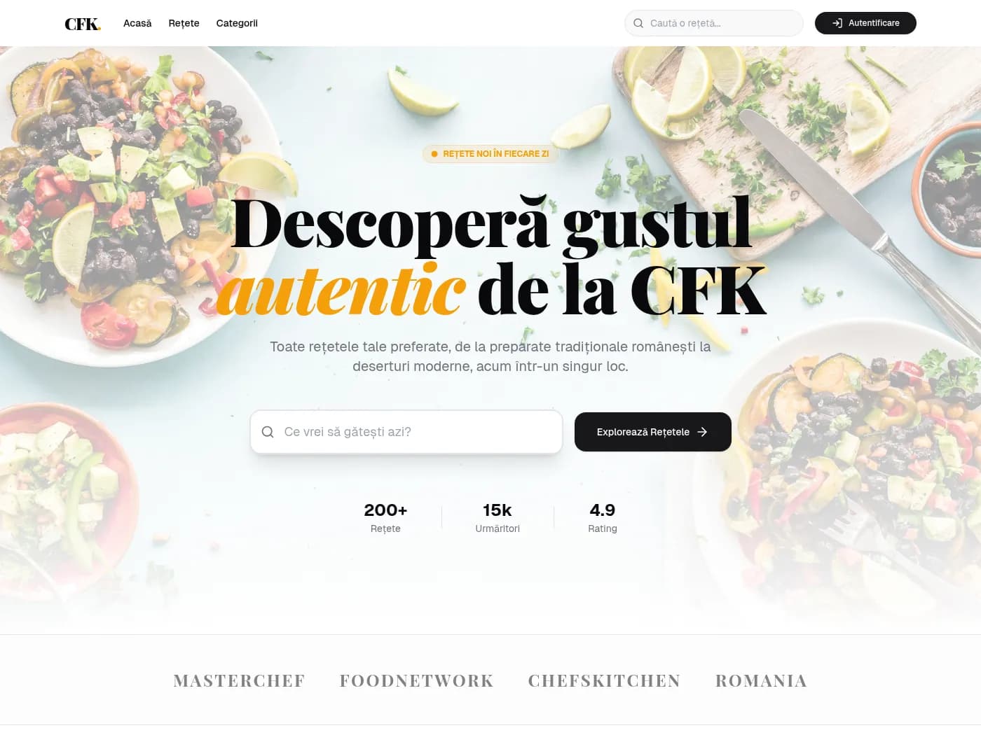 CFK Recipe Explorer