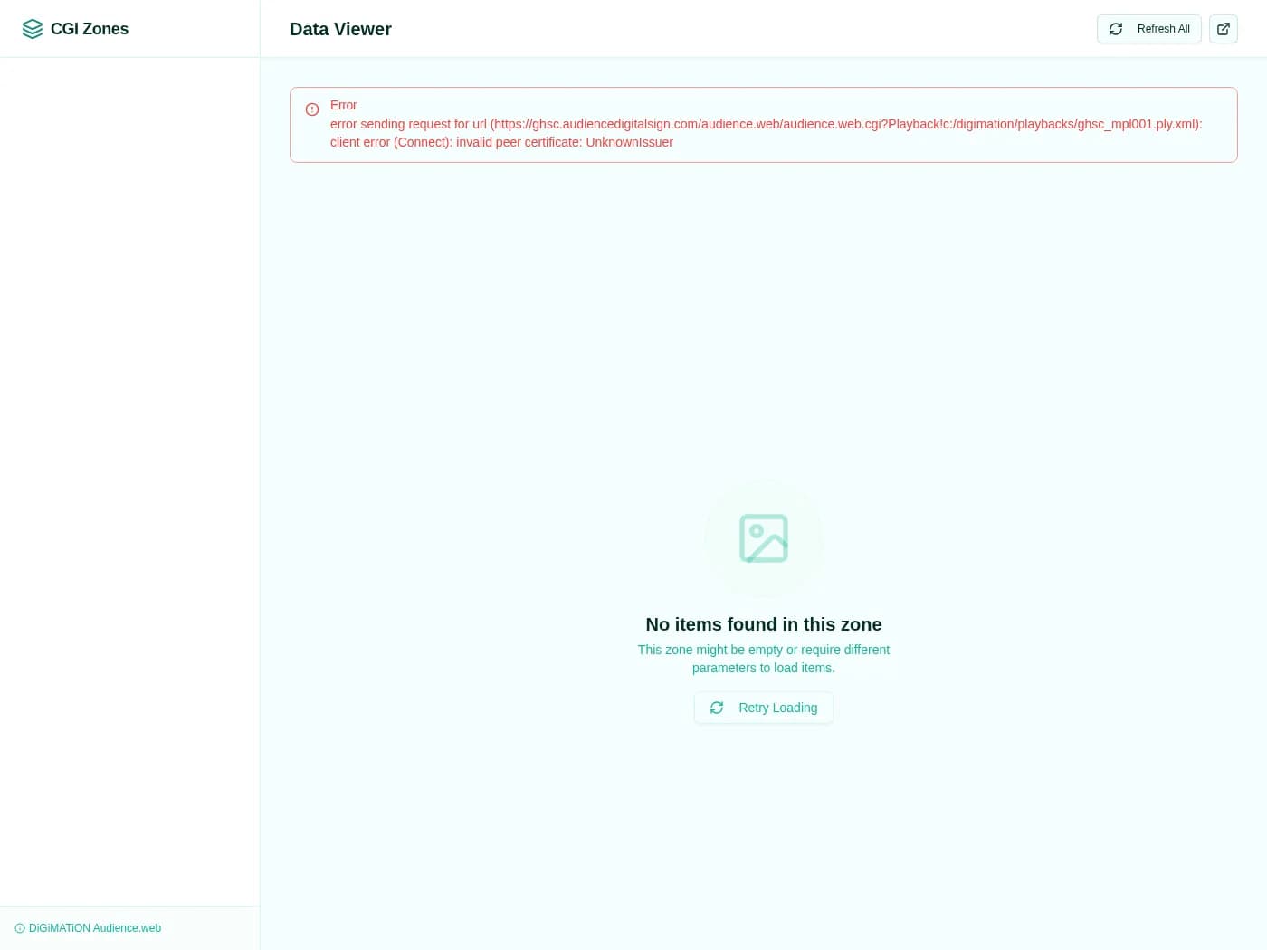 CGI XML Data Viewer