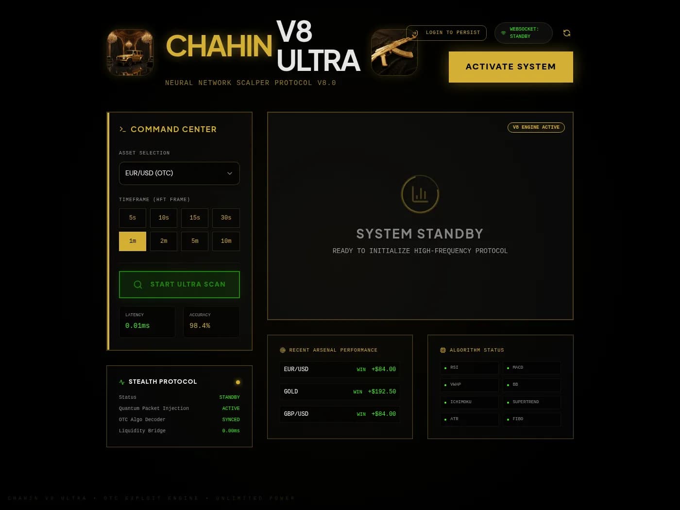 CHAHIN V8 Ultra Bot