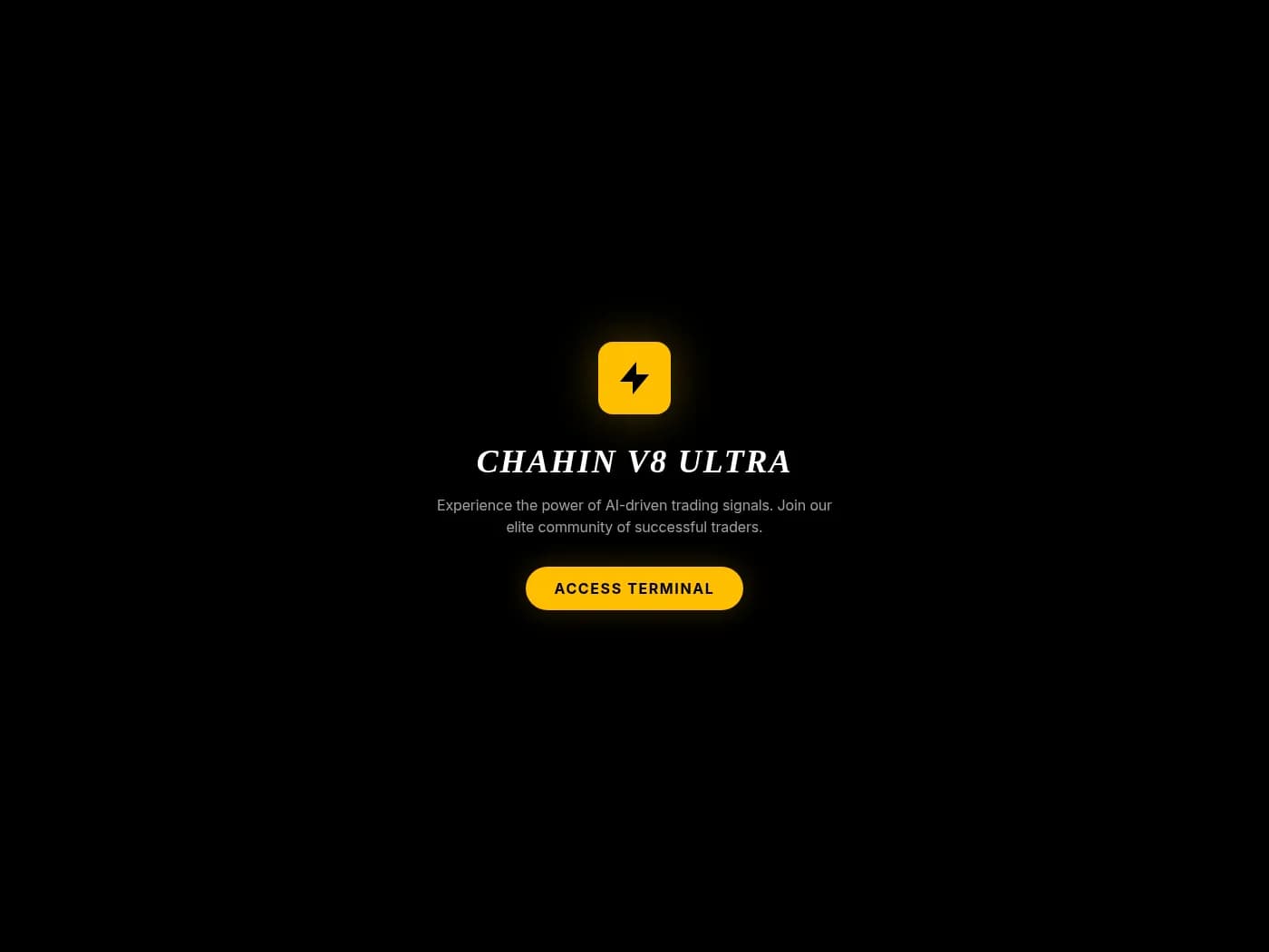 Chahin V8 Ultra Signals