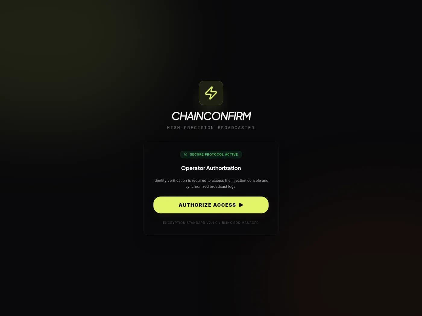 ChainConfirm Injector