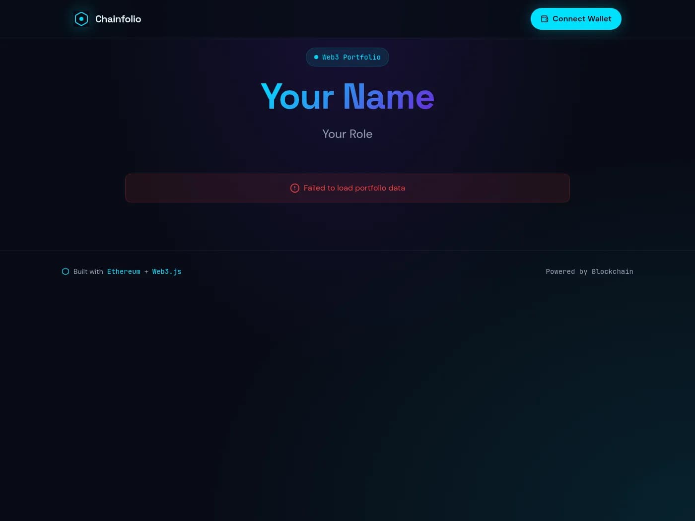 Chainfolio dApp