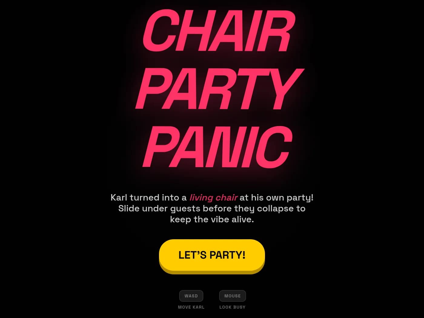 Chair Party Panic