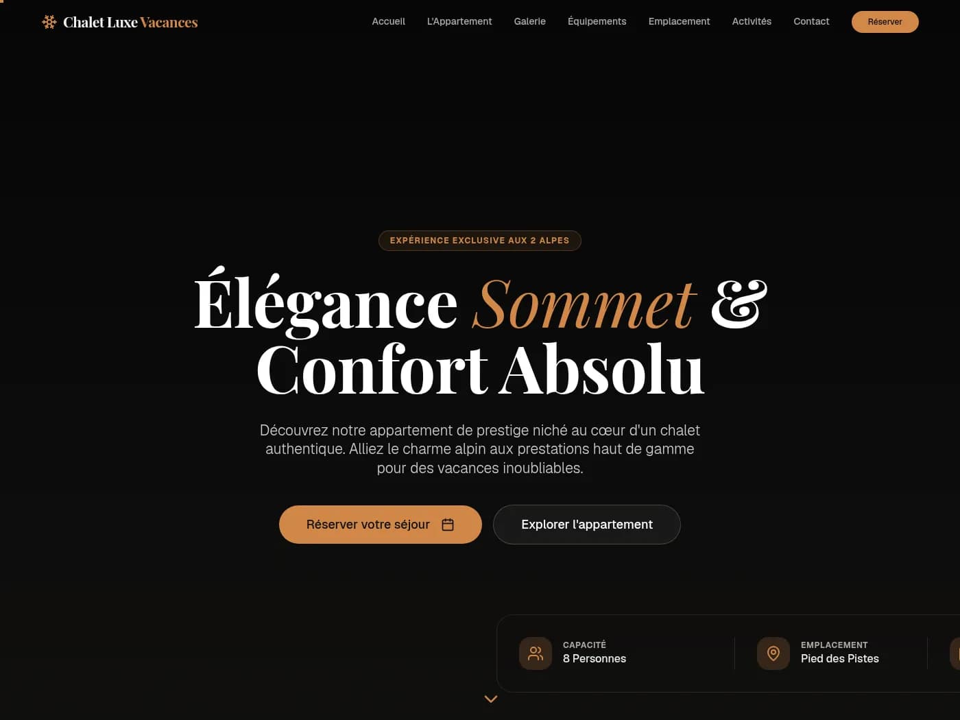 Chalet Luxe Vacances