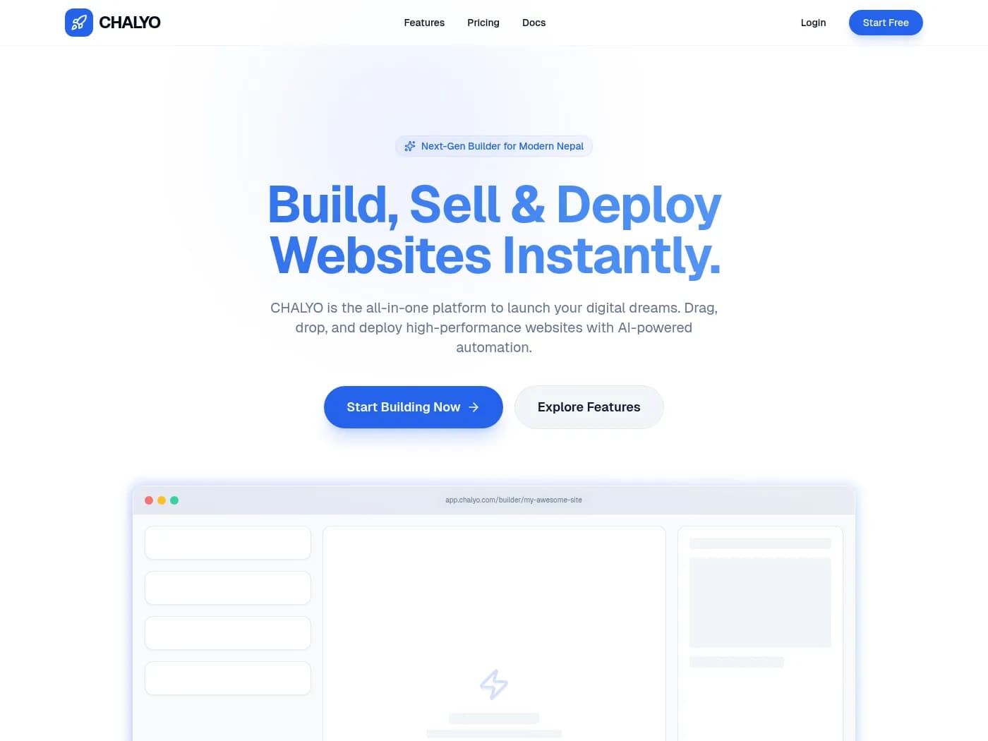 CHALYO Web Builder Suite