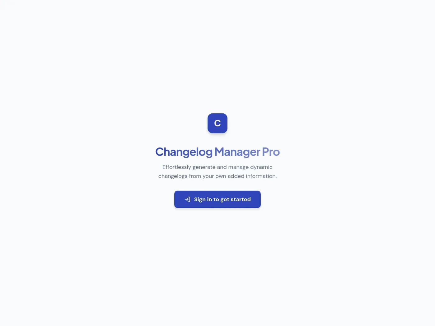 Changelog Manager Pro