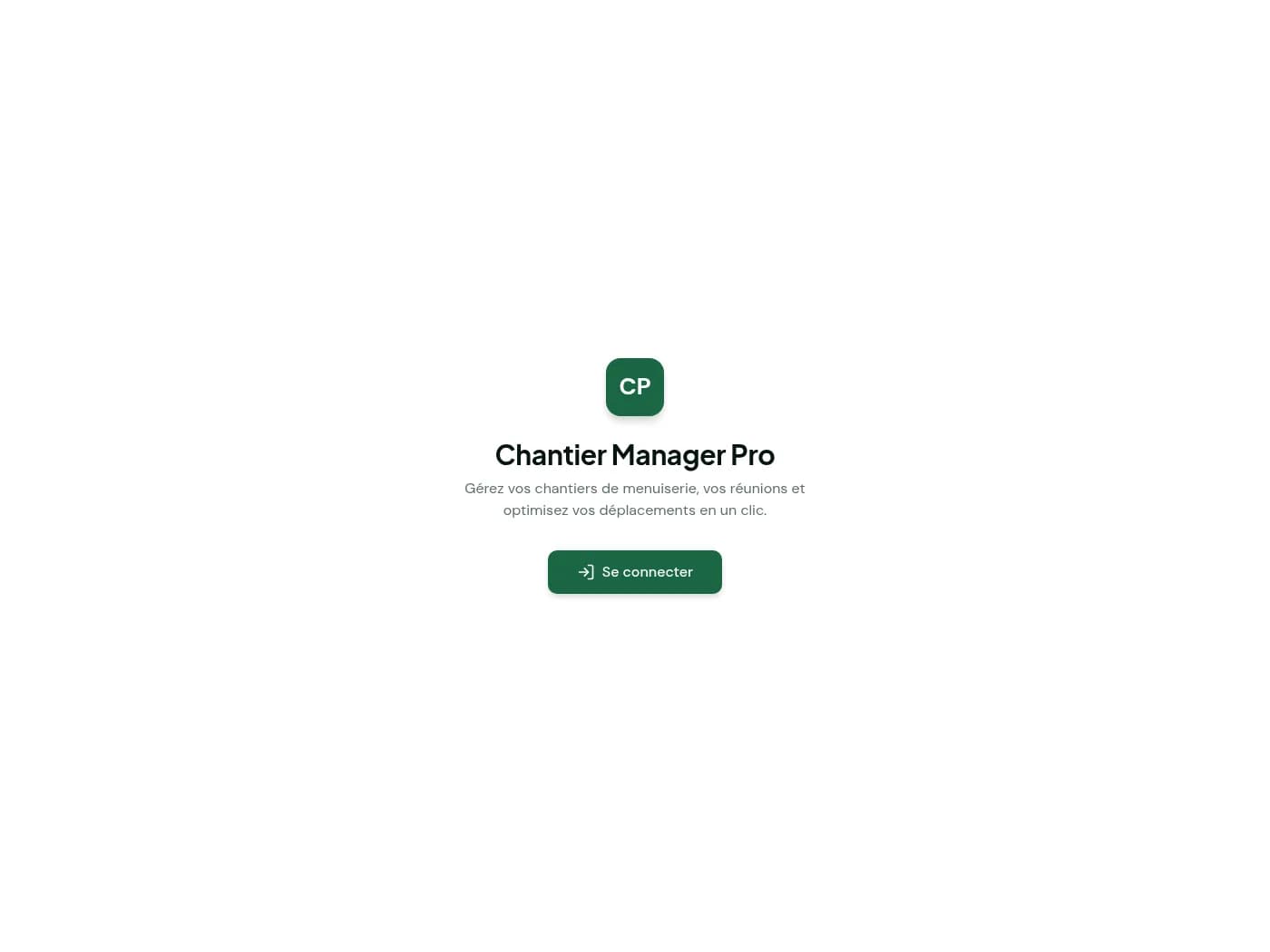 Chantier Manager Pro
