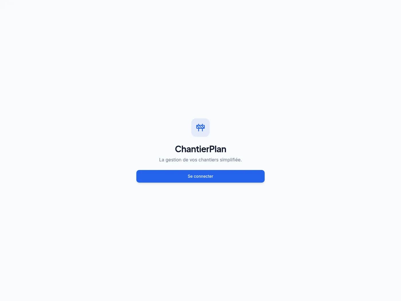 ChantierPlan