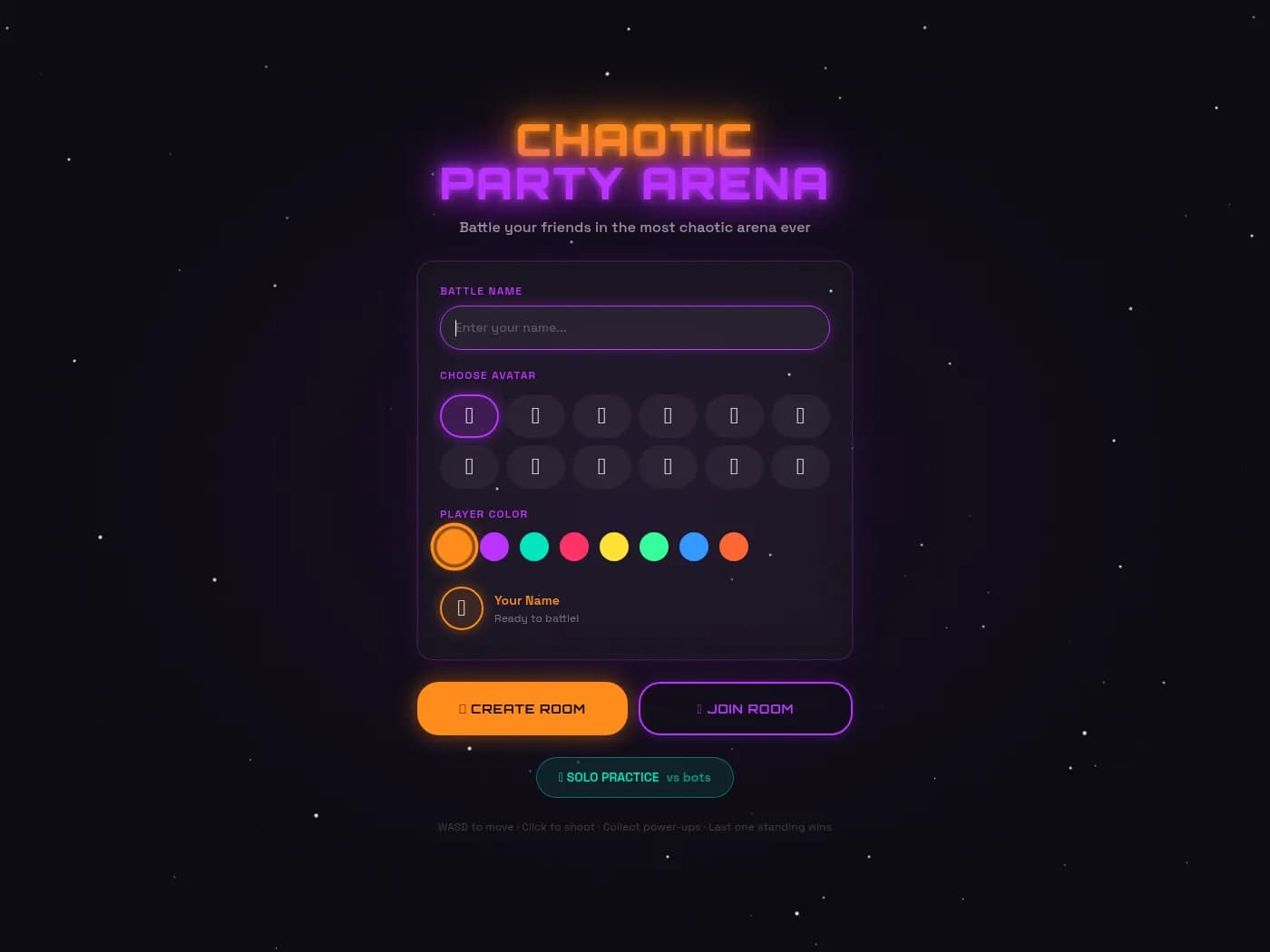 Chaotic Party Arena