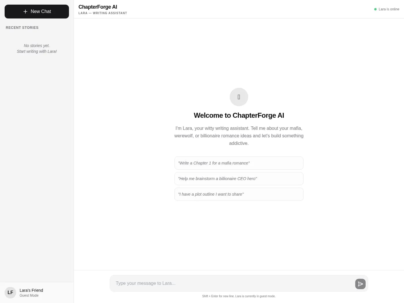 ChapterForge AI