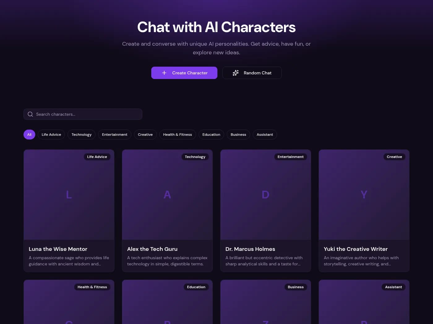Character AI Clone