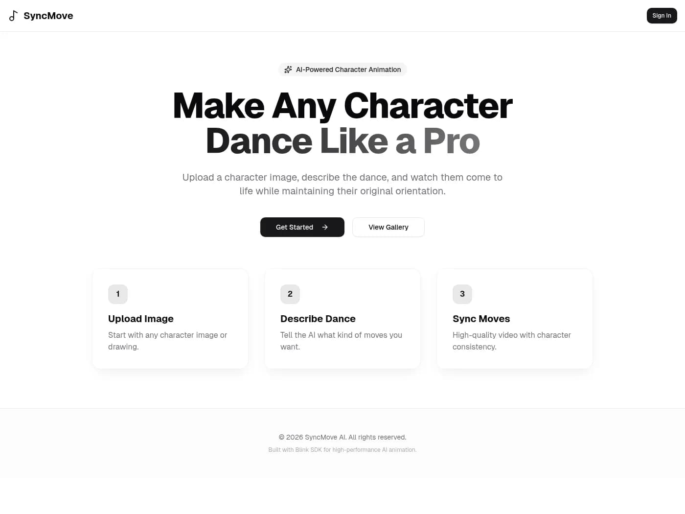 SyncMove Character Dancer