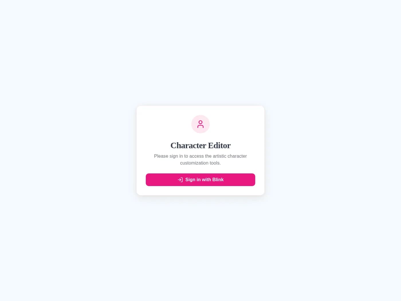 Character Wardrobe Editor