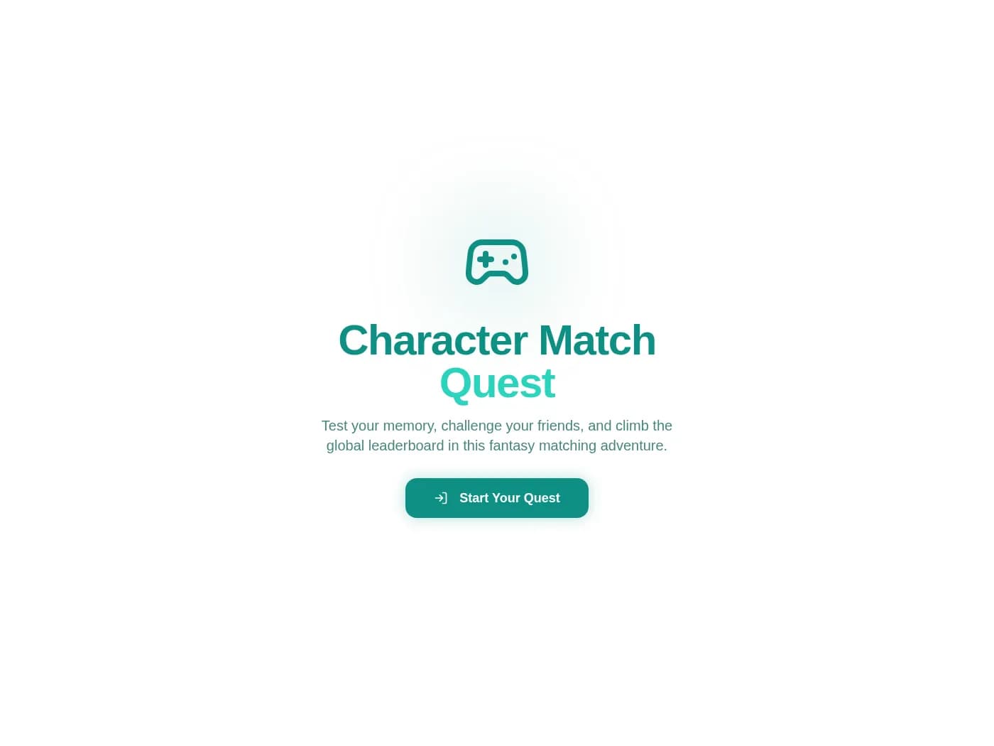 Character Match Quest