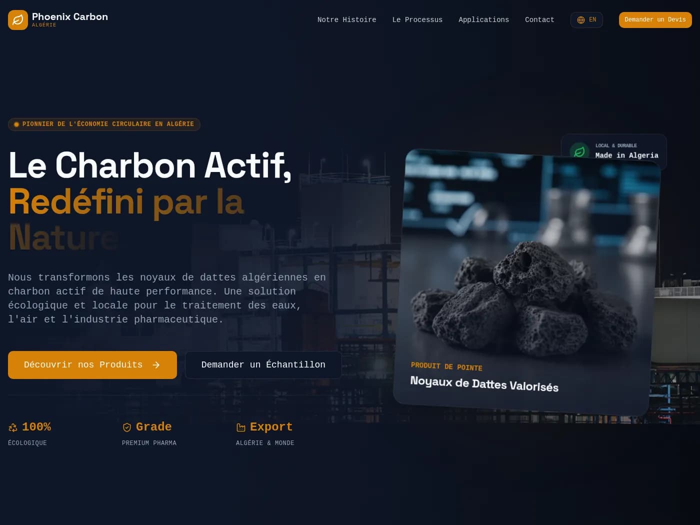Charbon Actif Algérie