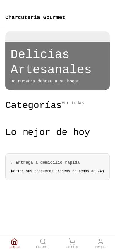 Charcutería App