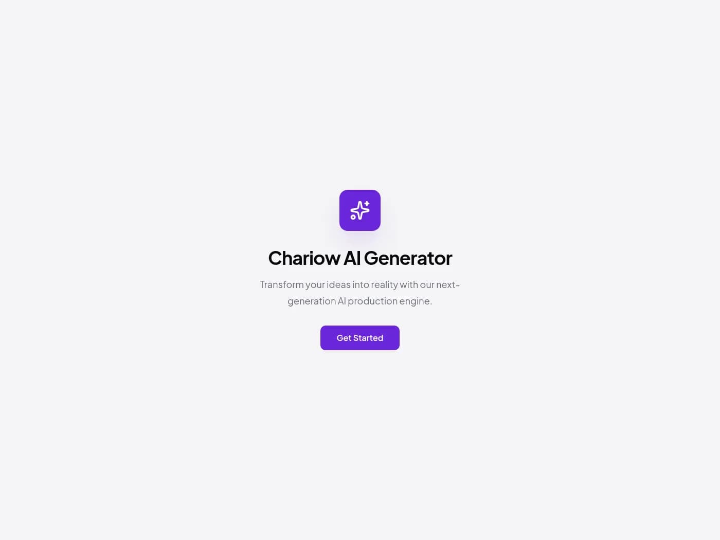 Chariow AI Generator