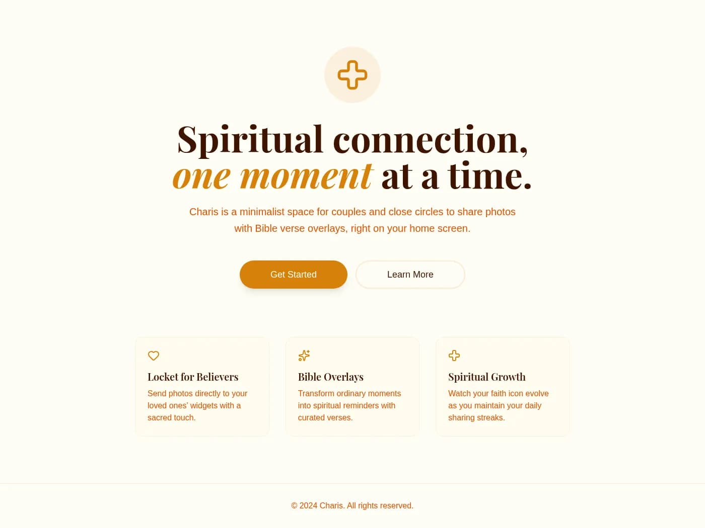 Charis Widget App