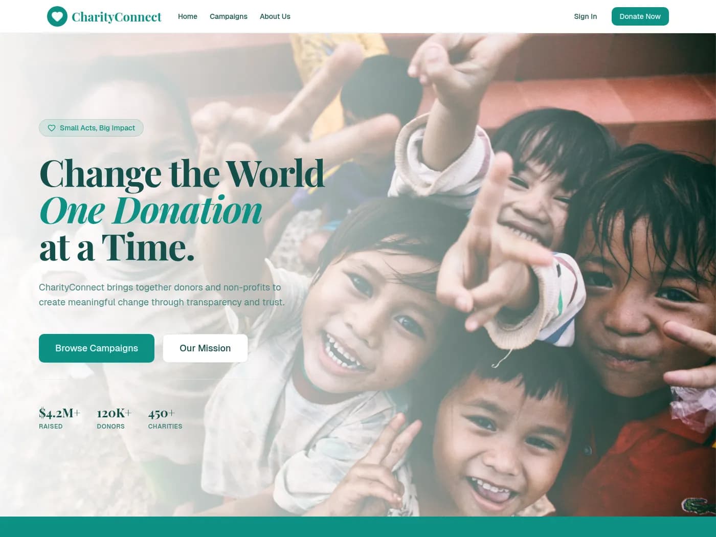 Charity Connect Platform