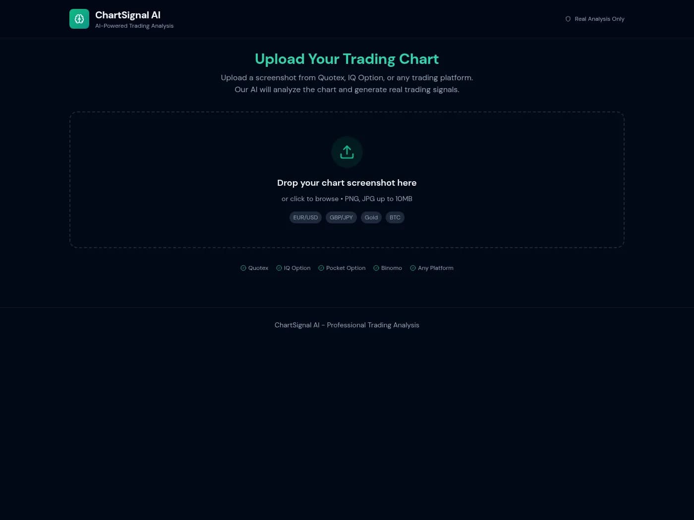 ChartSignal AI Analyzer