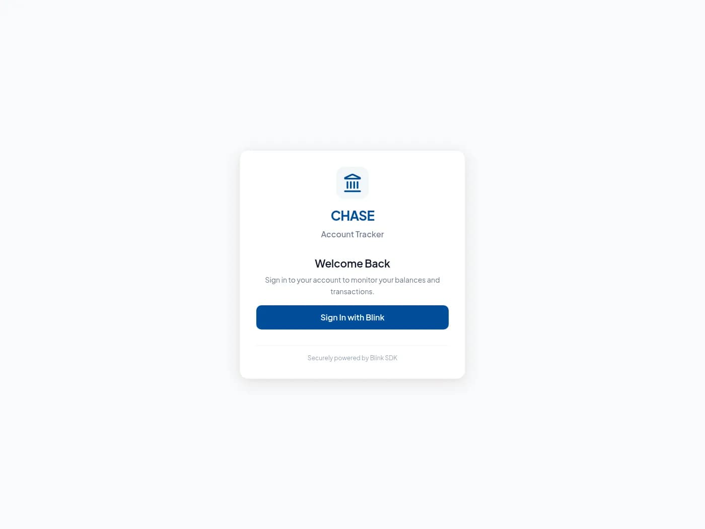 Chase Account Tracker