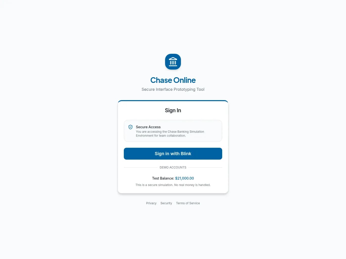 Chase UI Clone Pro