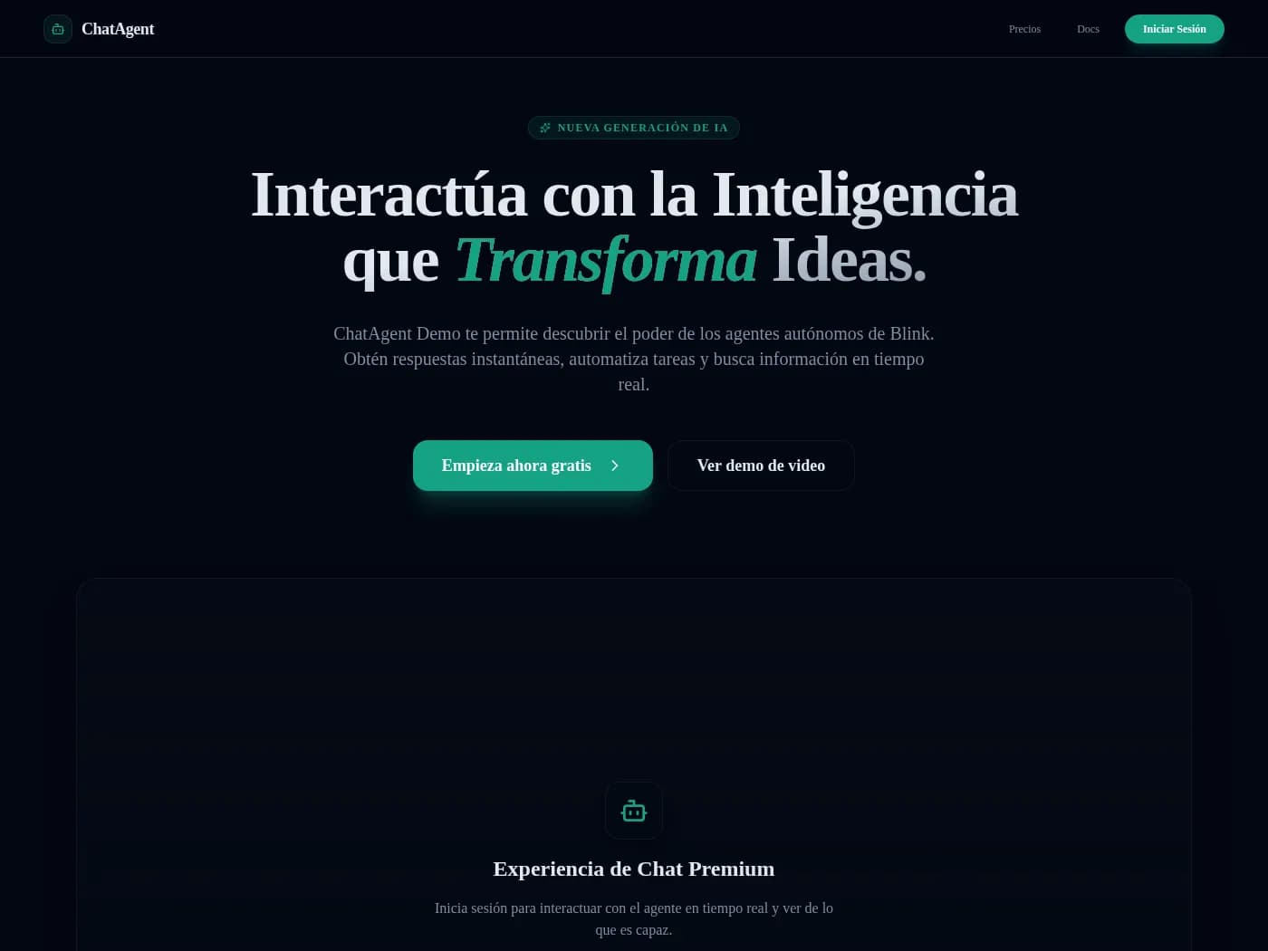 ChatAgent Demo