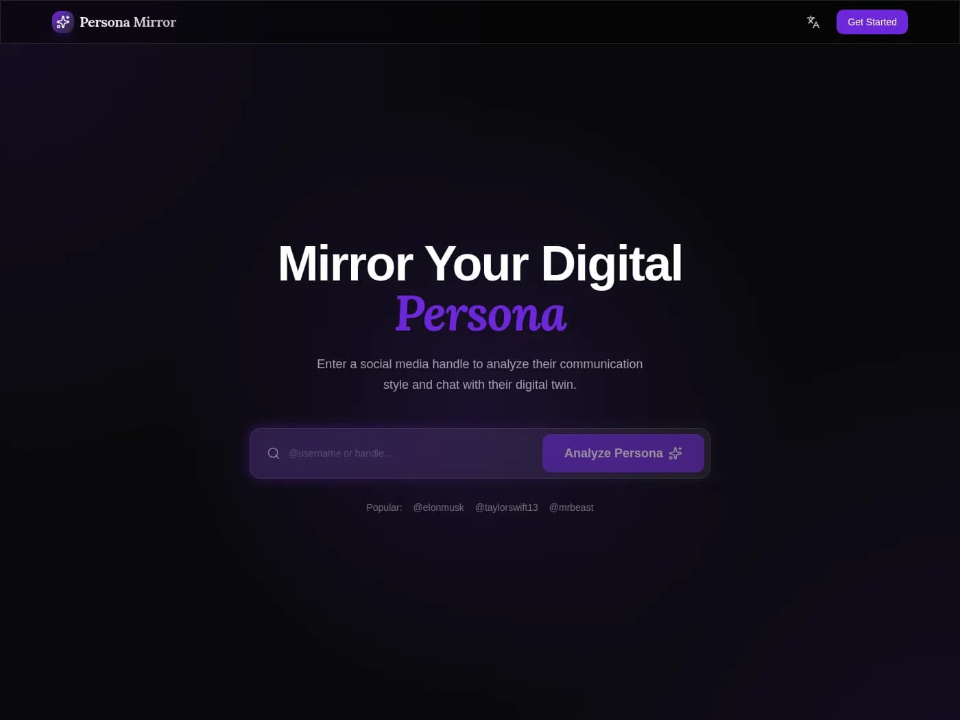Persona Chat Analyzer