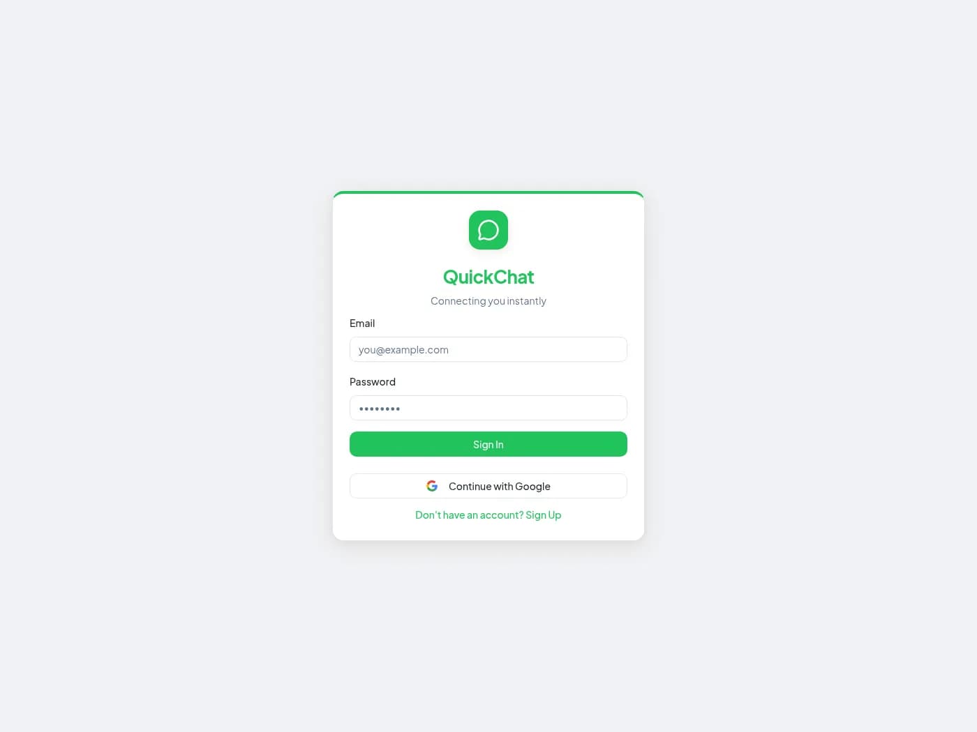 QuickChat Messenger