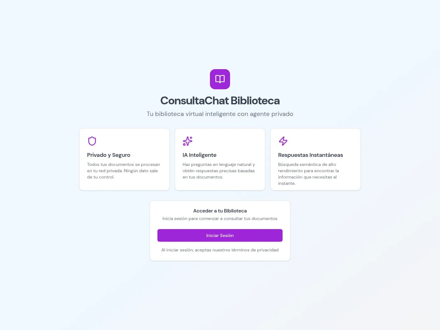 ConsultaChat Biblioteca Virtual