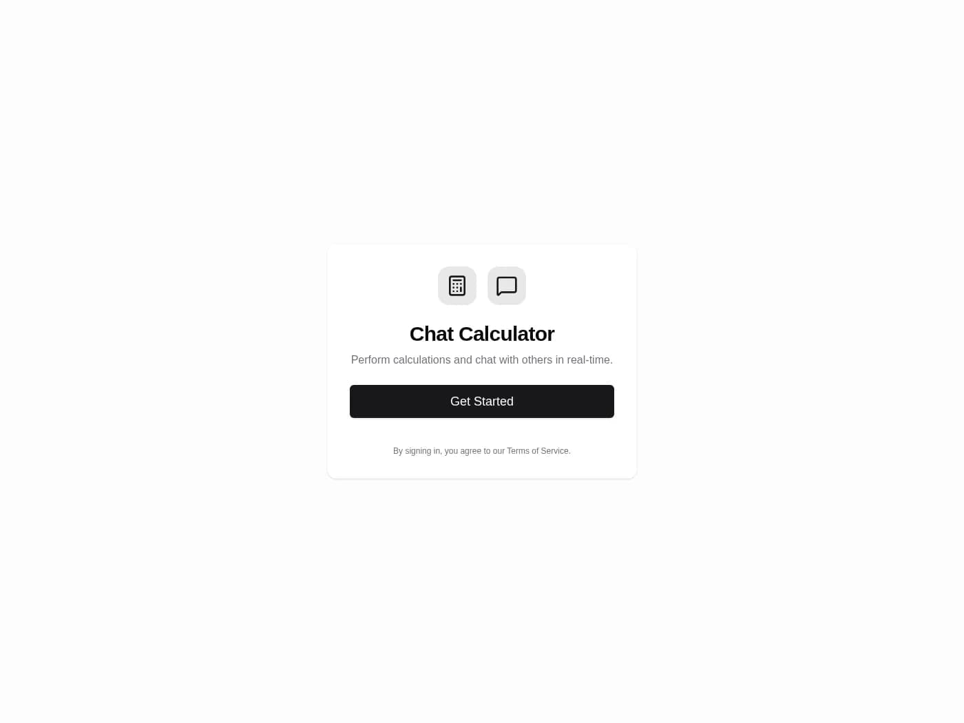 Chat Calculator