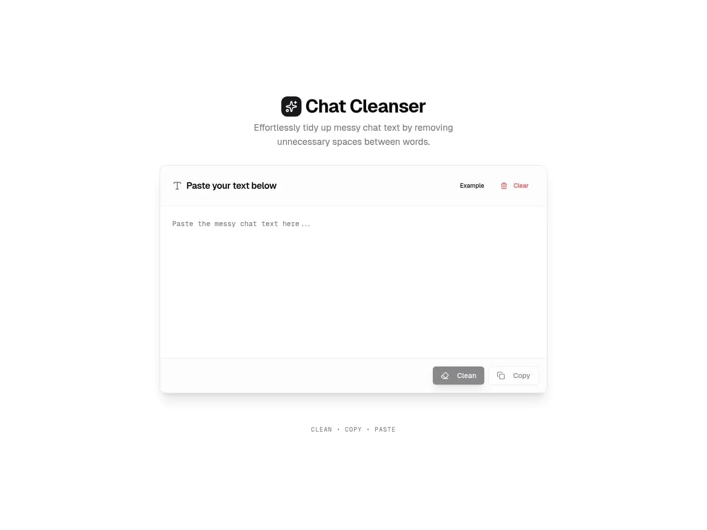 Chat Cleanser