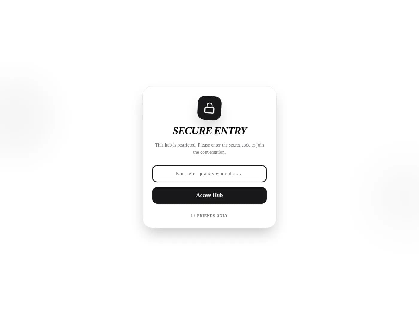 Chat & Play Hub