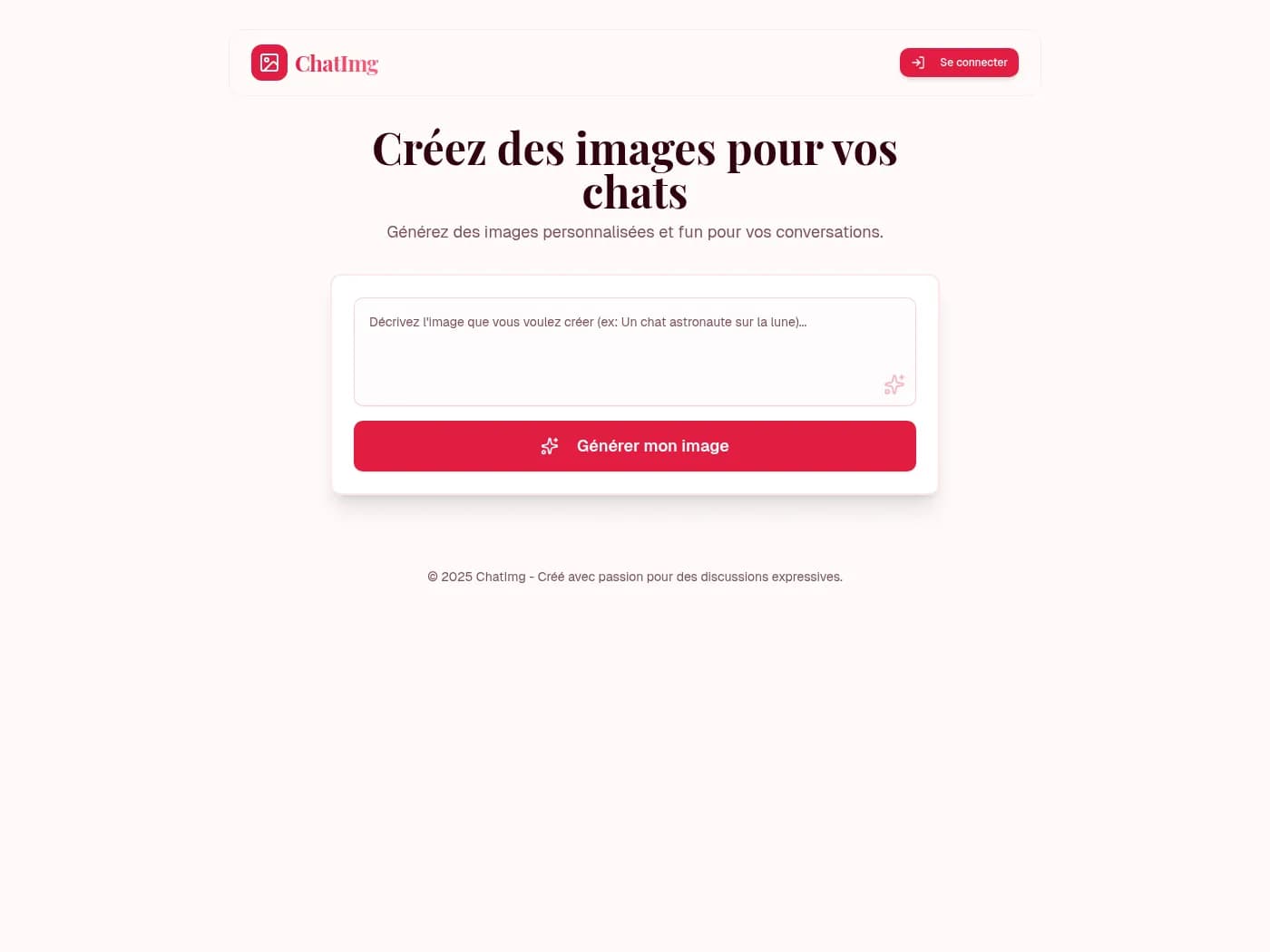 Chat Image Generator