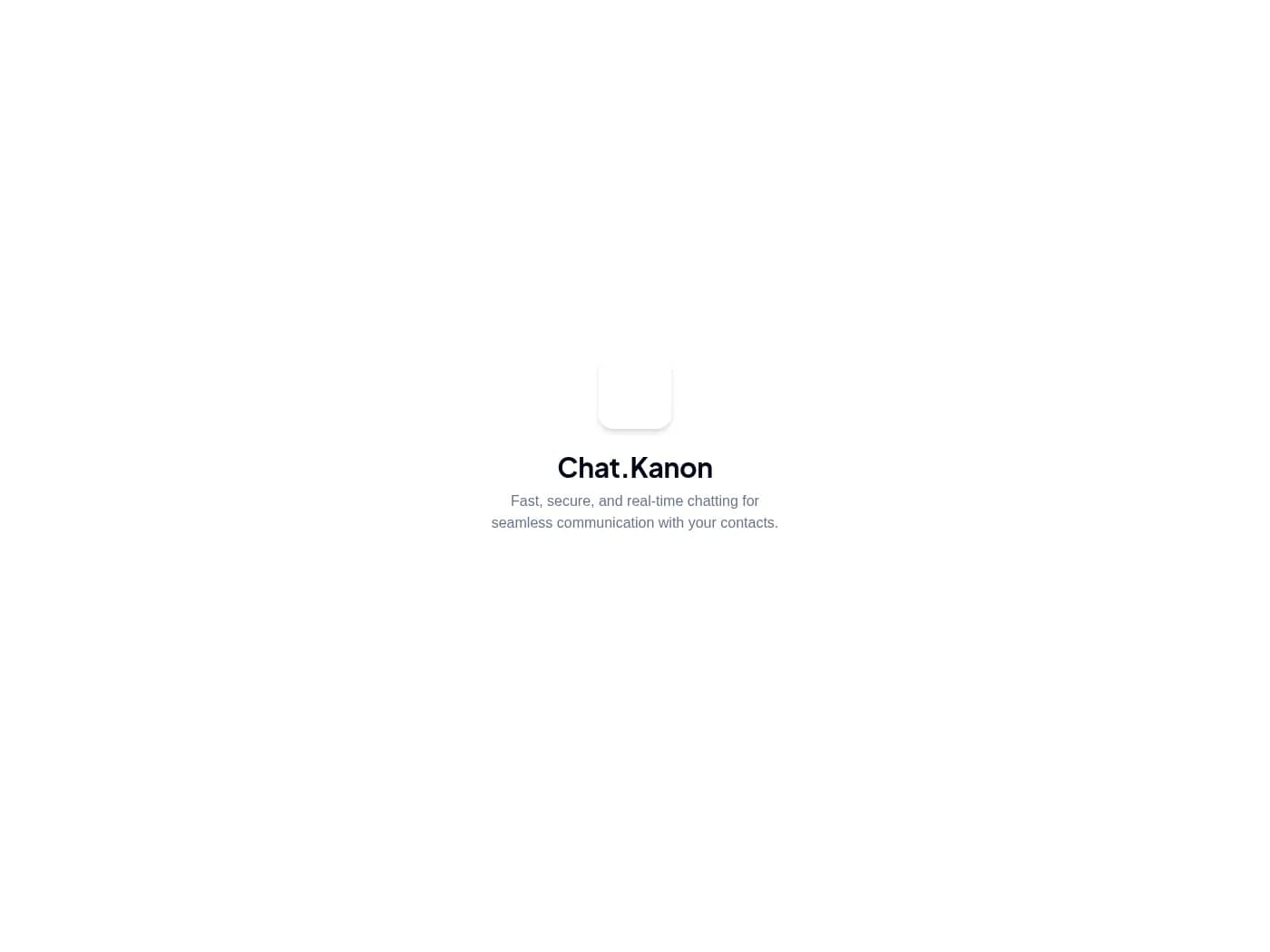 Chat.Kanon Messenger