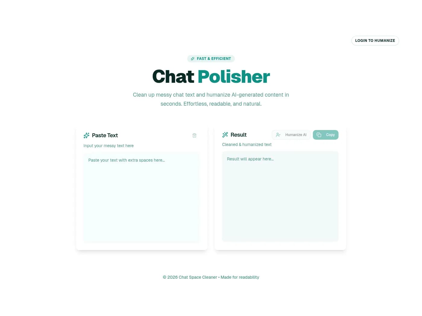 Chat Space Cleaner