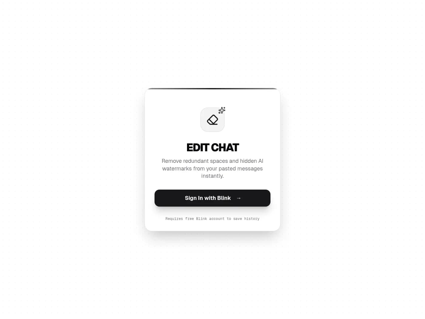 Chat Space Cleaner