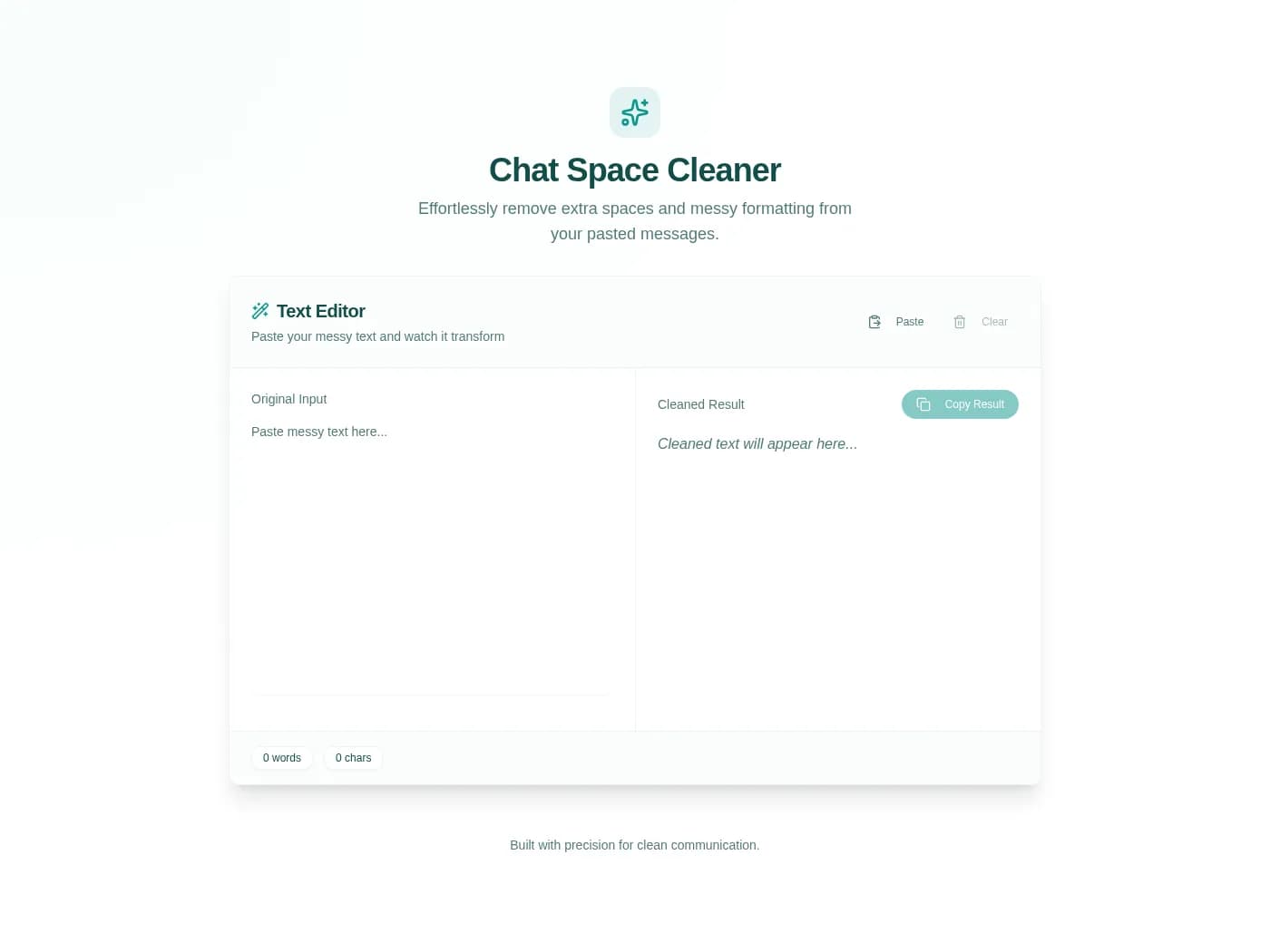 Chat Space Cleaner