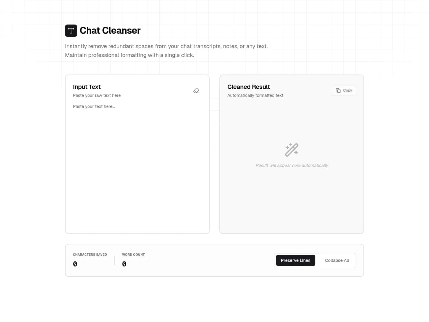 Chat Cleanser