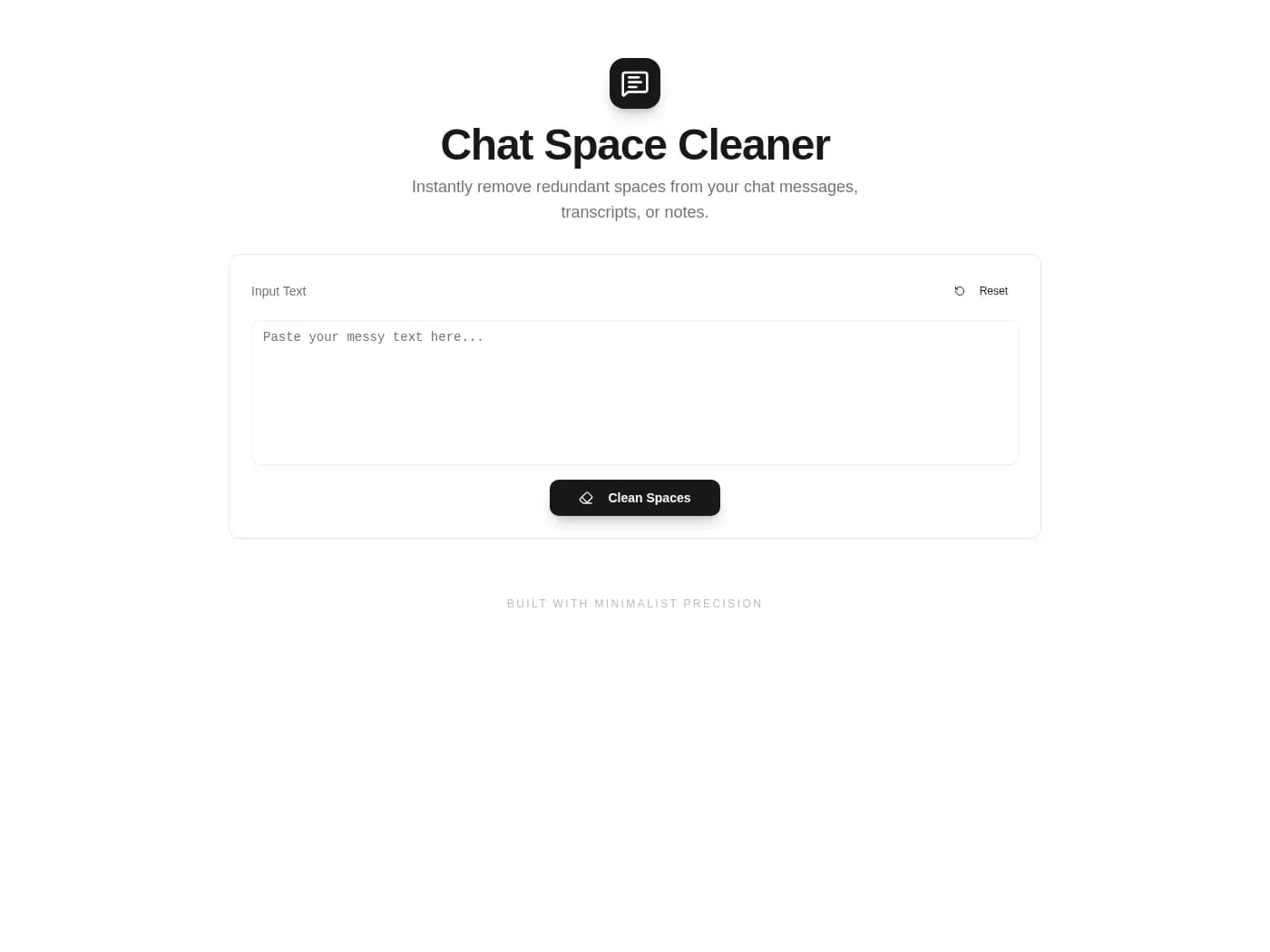 Chat Space Cleaner