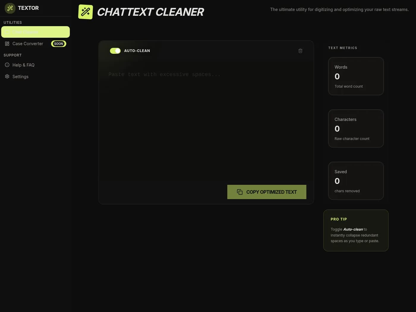 ChatText Cleaner