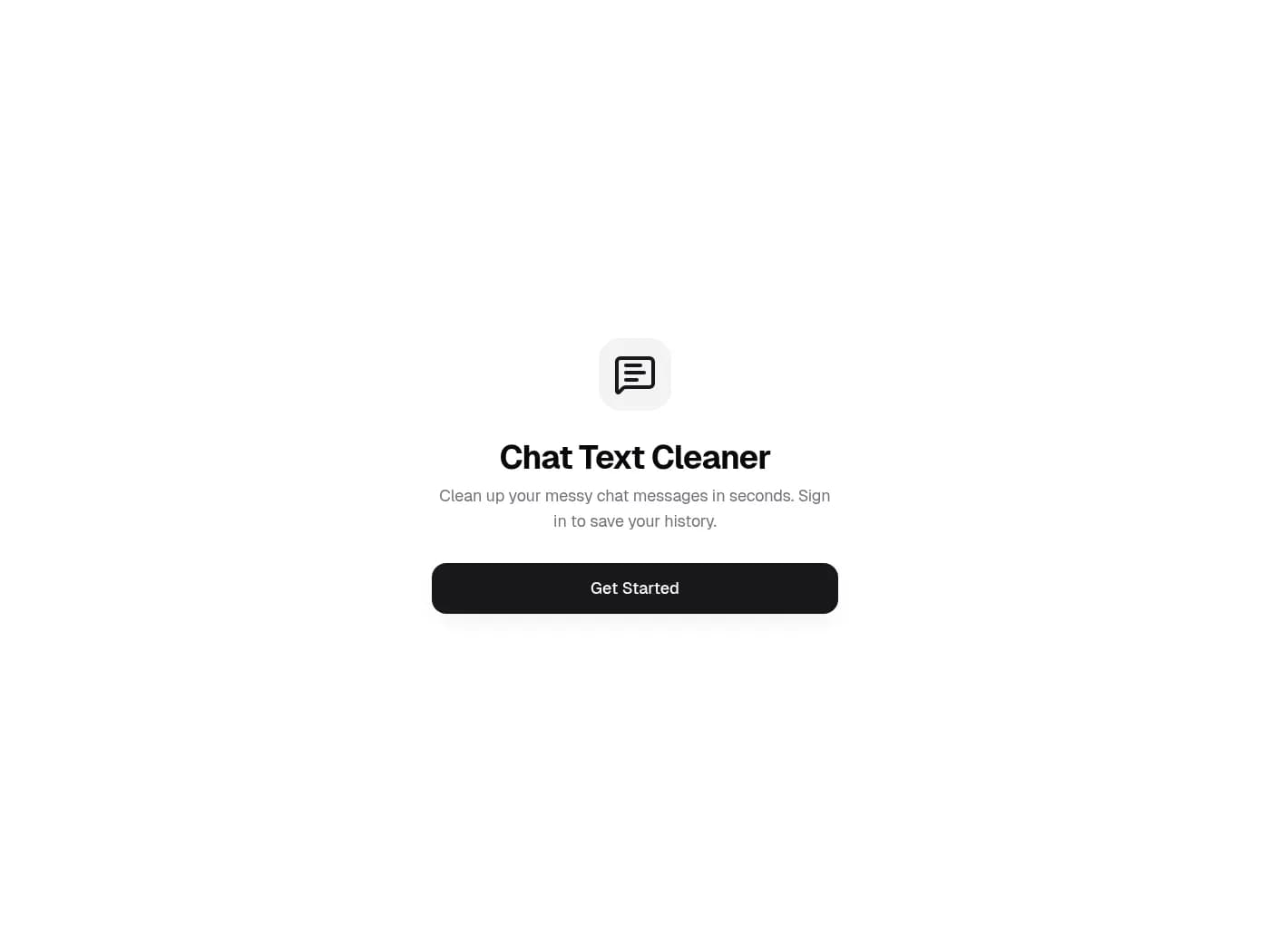 Chat Text Cleaner