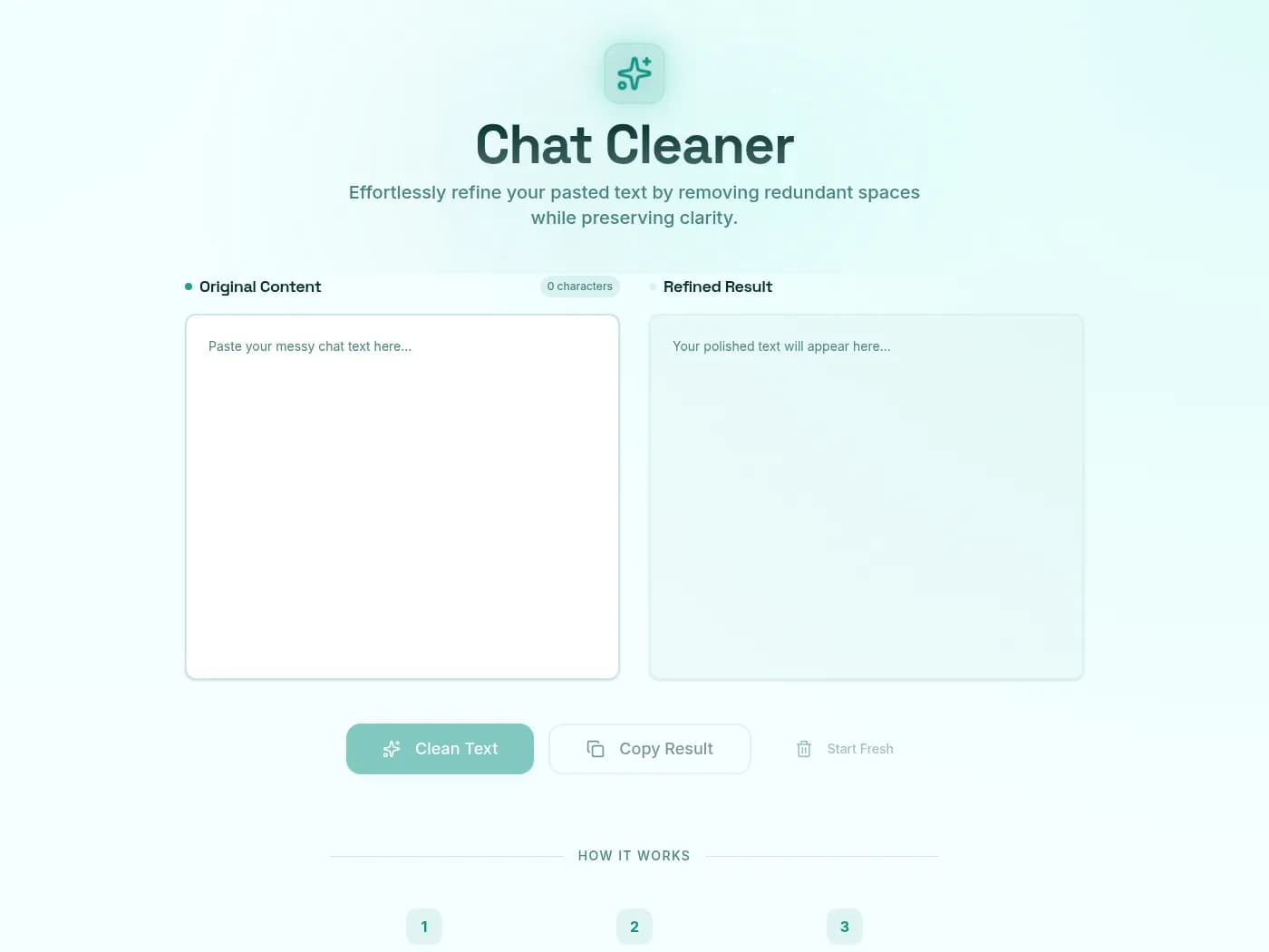 Chat Text Cleaner